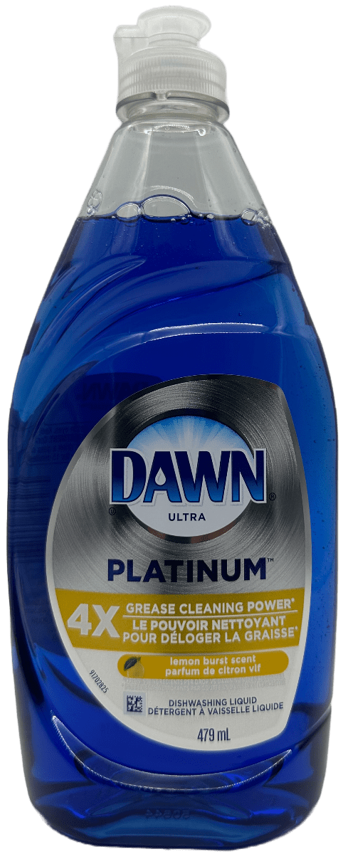 Dawn Ultra Platinum Dishwashing Liquid - Lemon Burst - 479 mL